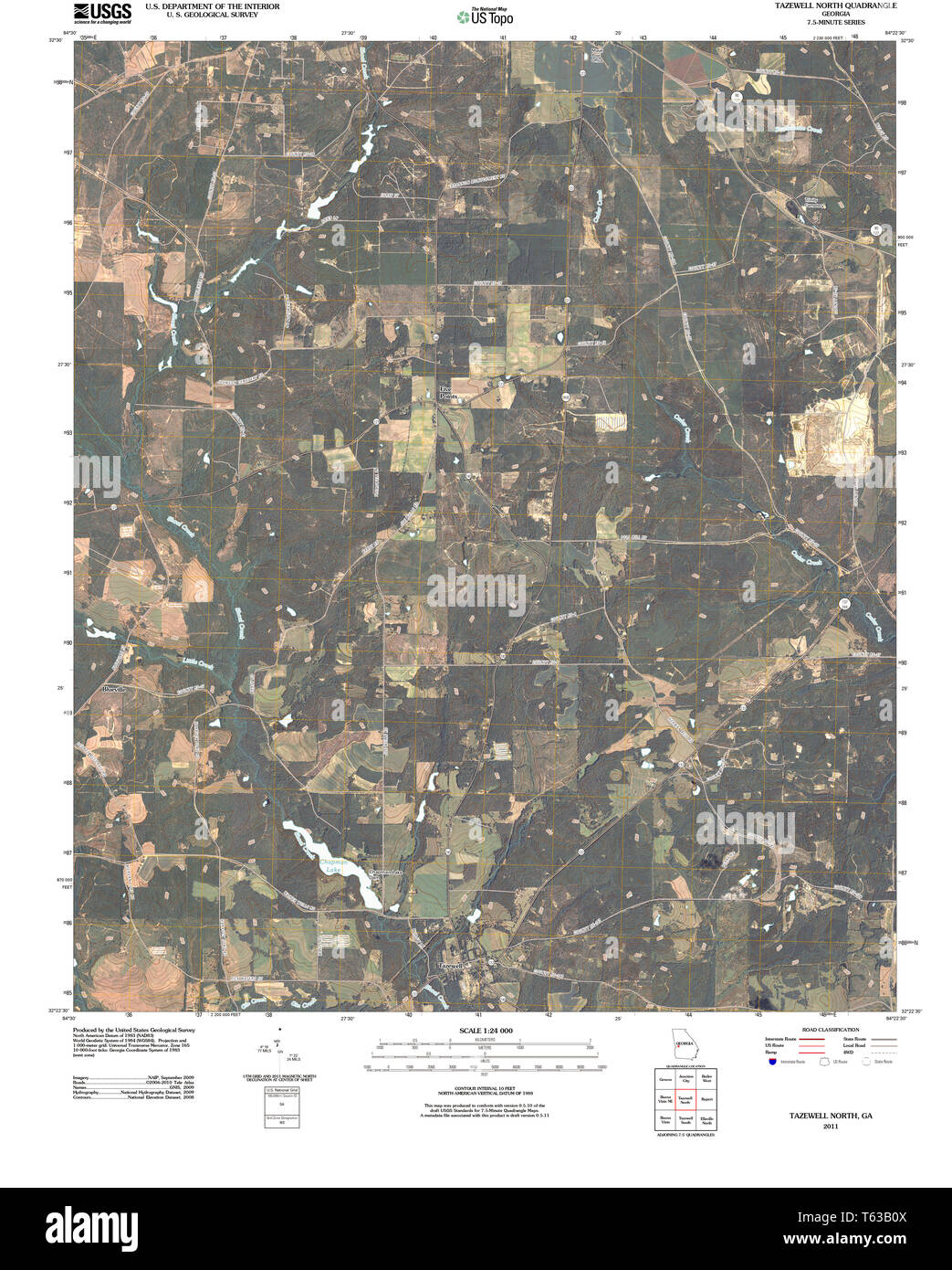 Map of tazewell hi-res stock photography and images - Alamy