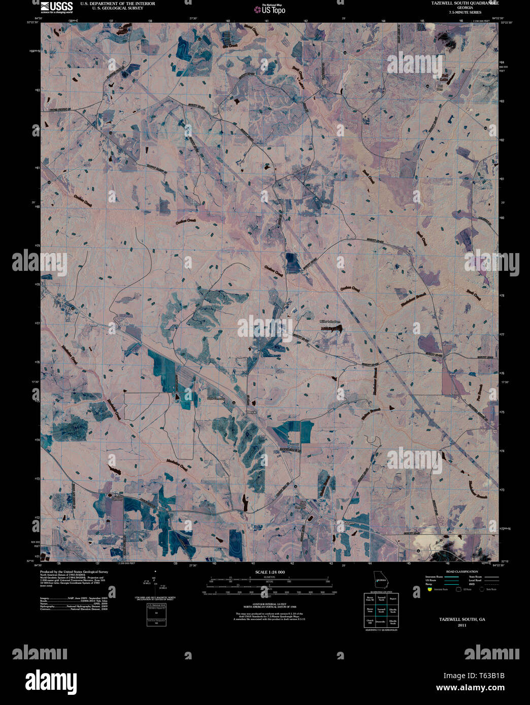 Map of tazewell hi-res stock photography and images - Alamy