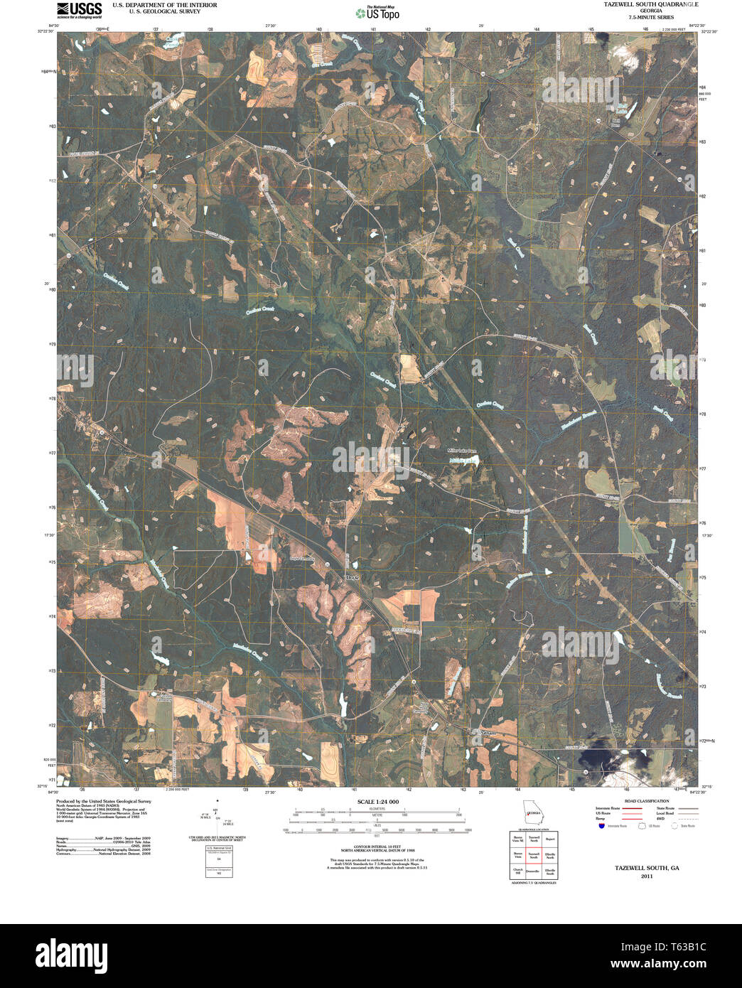Map of tazewell hi-res stock photography and images - Alamy