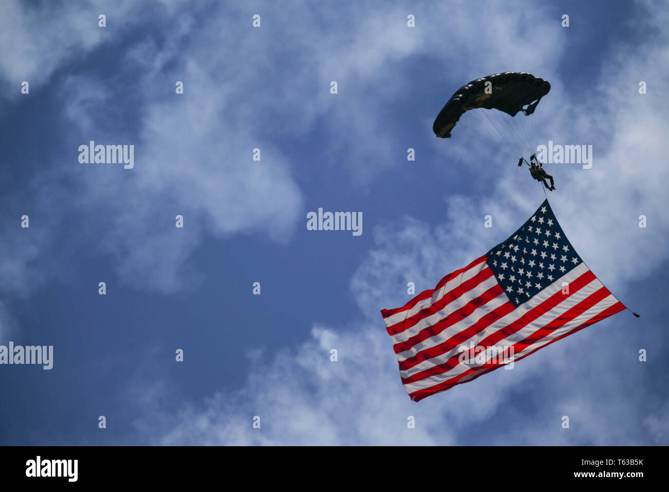 The Special Operations Command Para-Commandos skydive into the 2019 ...