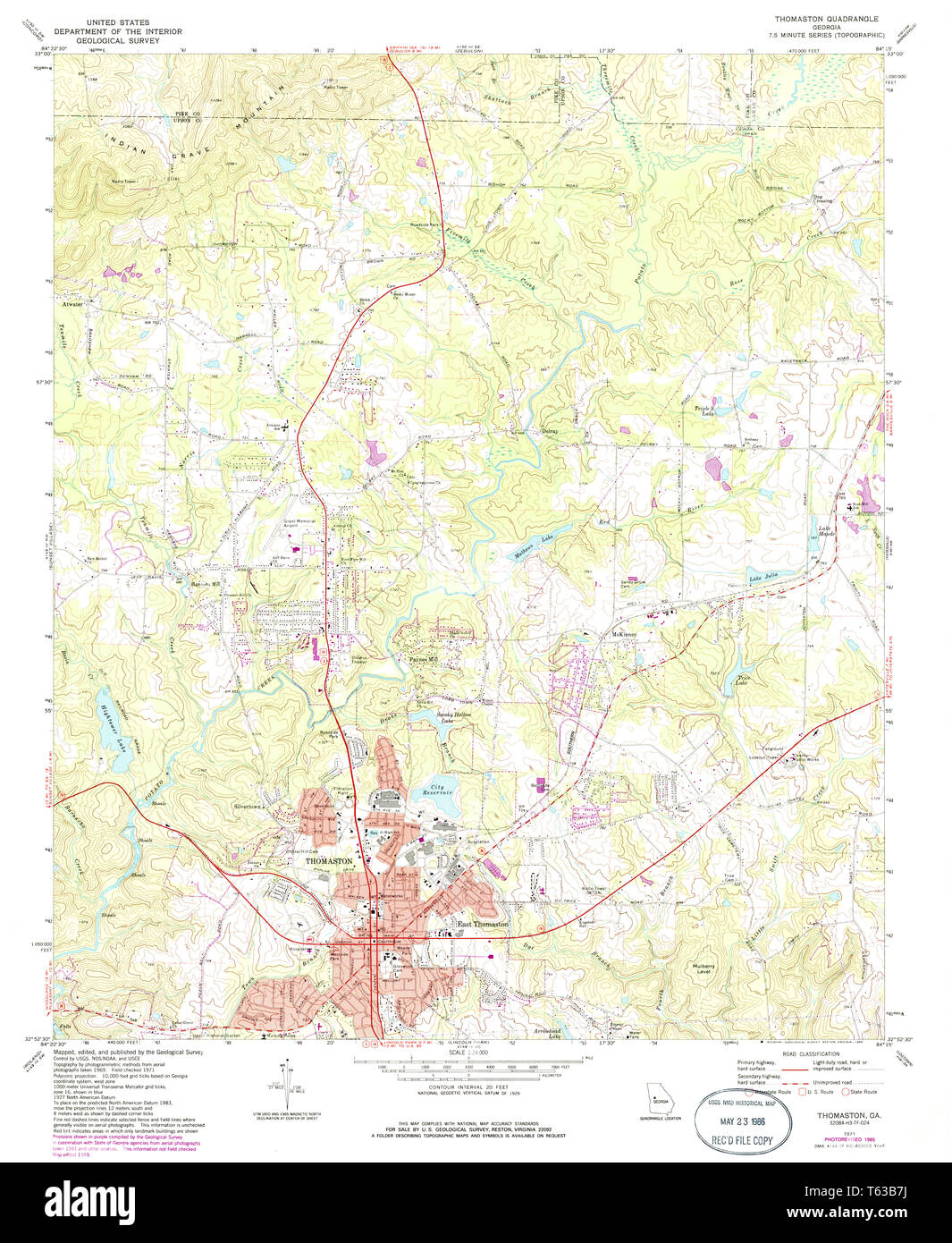 Thomaston georgia hi-res stock photography and images - Alamy