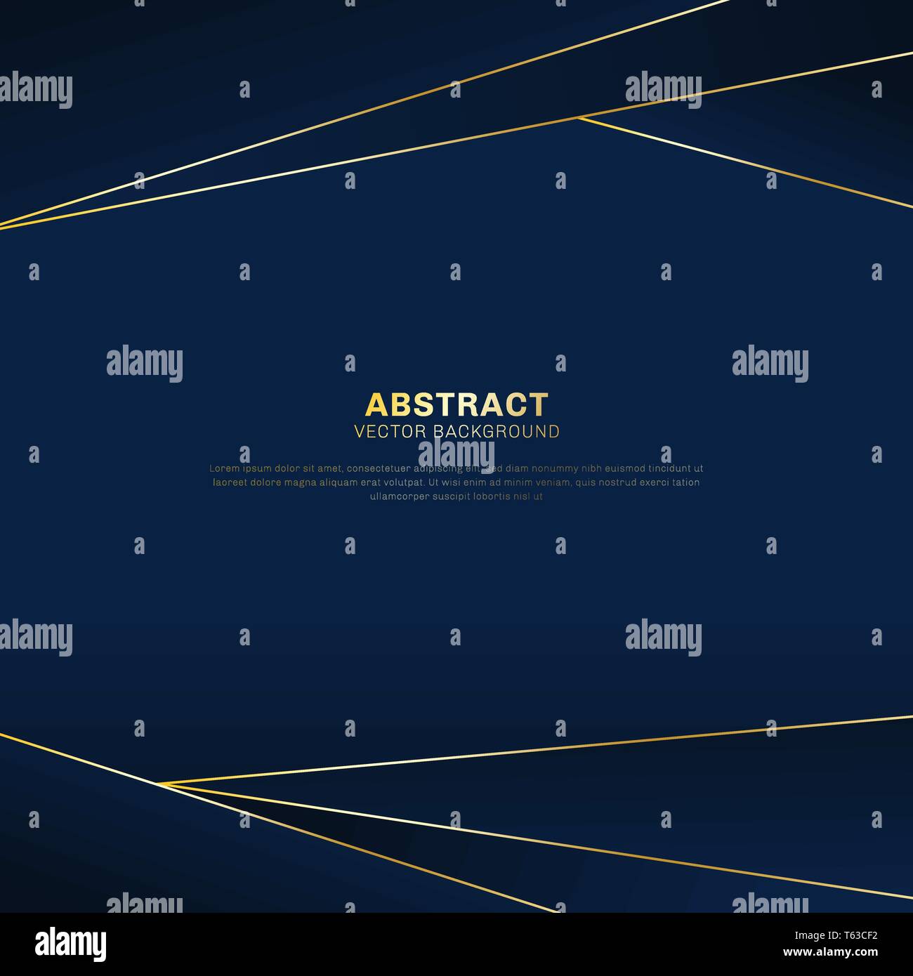 Abstract polygonal pattern luxury on dark blue header background with ...