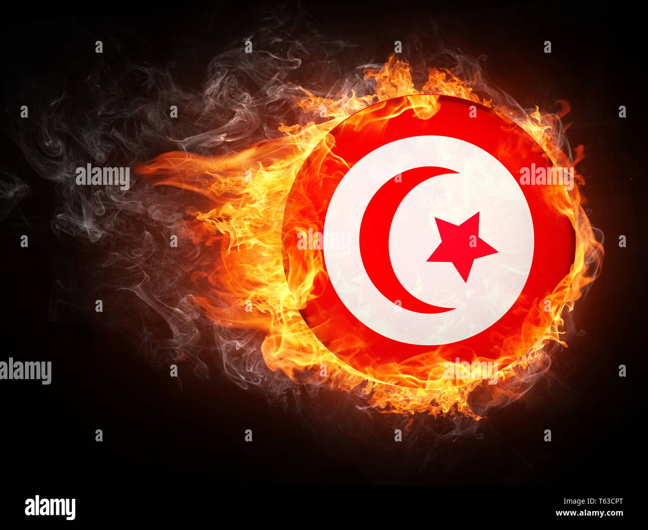 Turkey smoke flag hi-res stock photography and images - Alamy