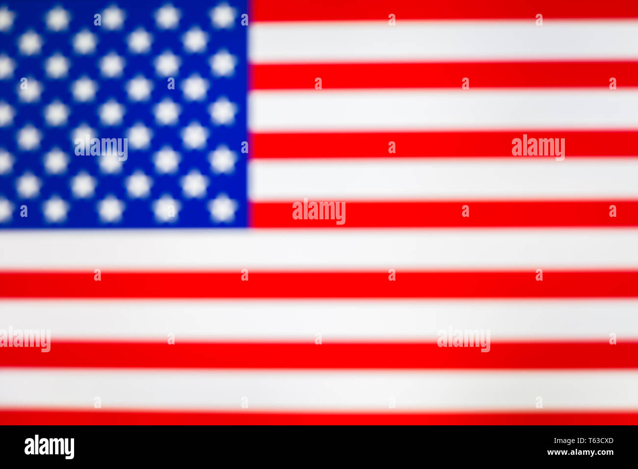 abstract blurred background color of the national flag of United States ...