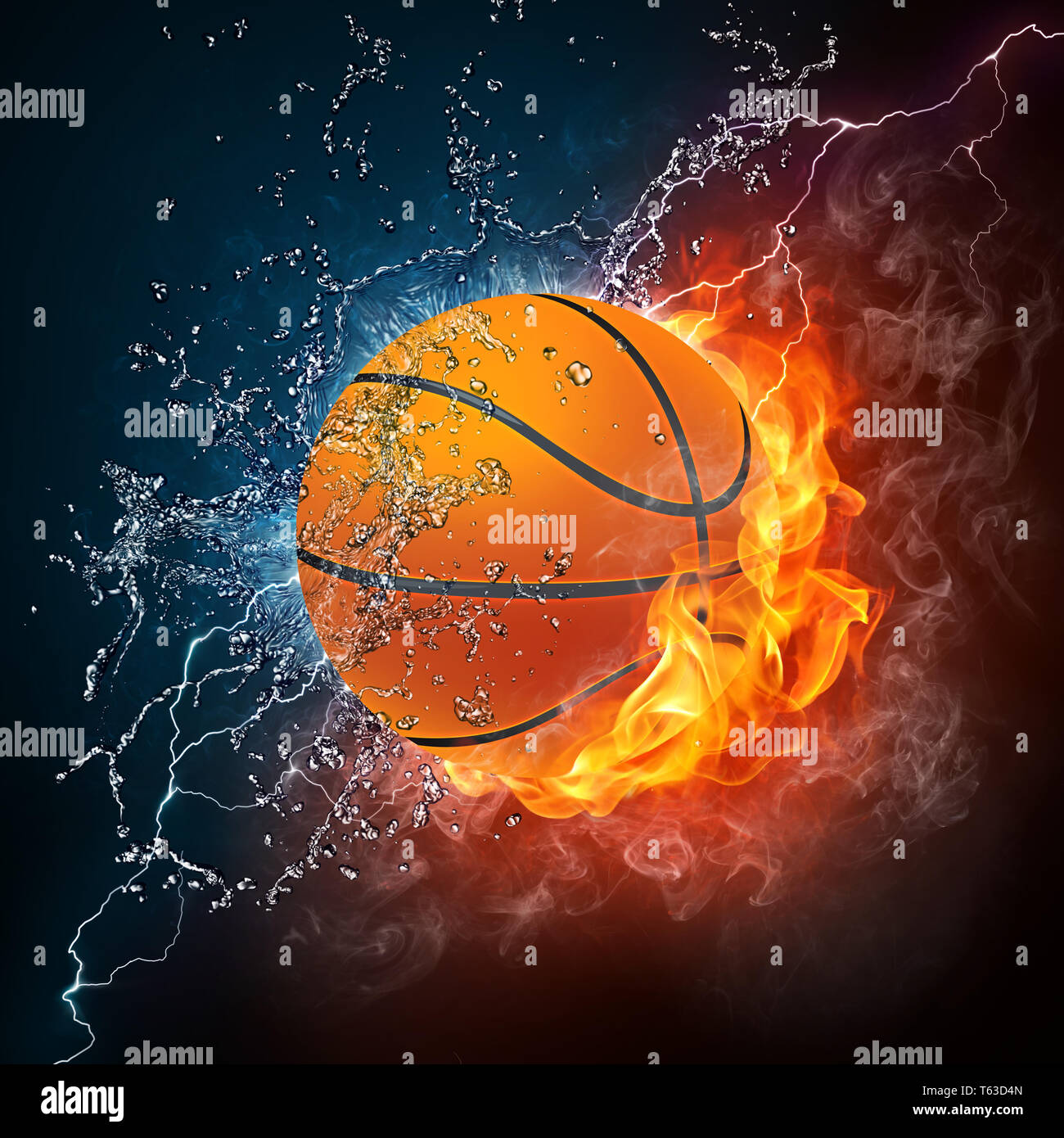 Ball thunder illustration hi-res stock photography and images - Alamy