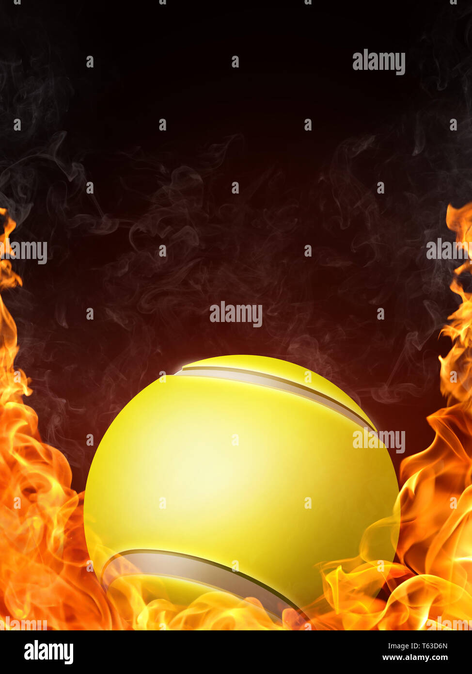 Burning tennis ball hi-res stock photography and images - Alamy