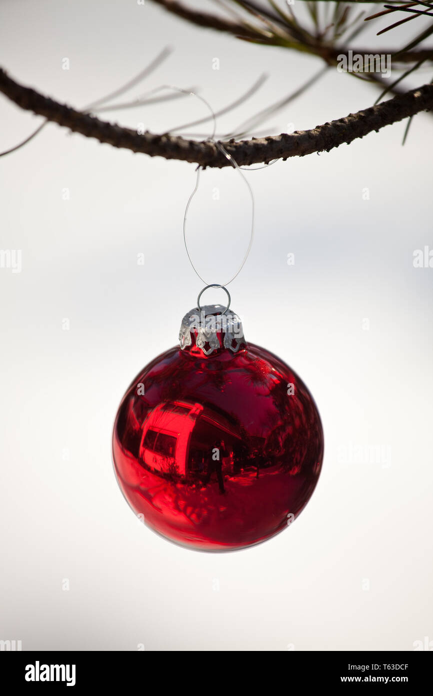 Christmas glitter ball Stock Photo - Alamy