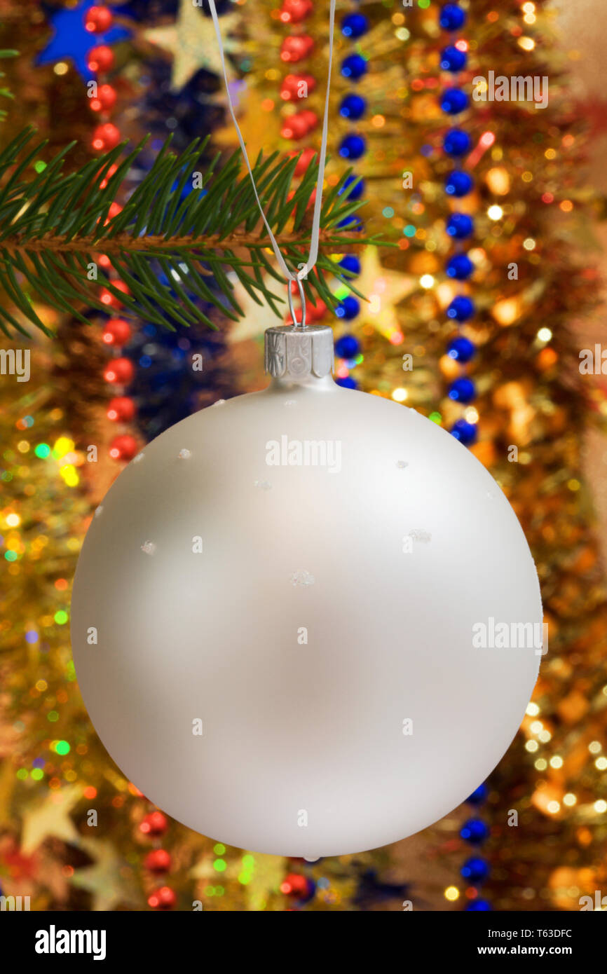 Christmas glitter ball Stock Photo - Alamy