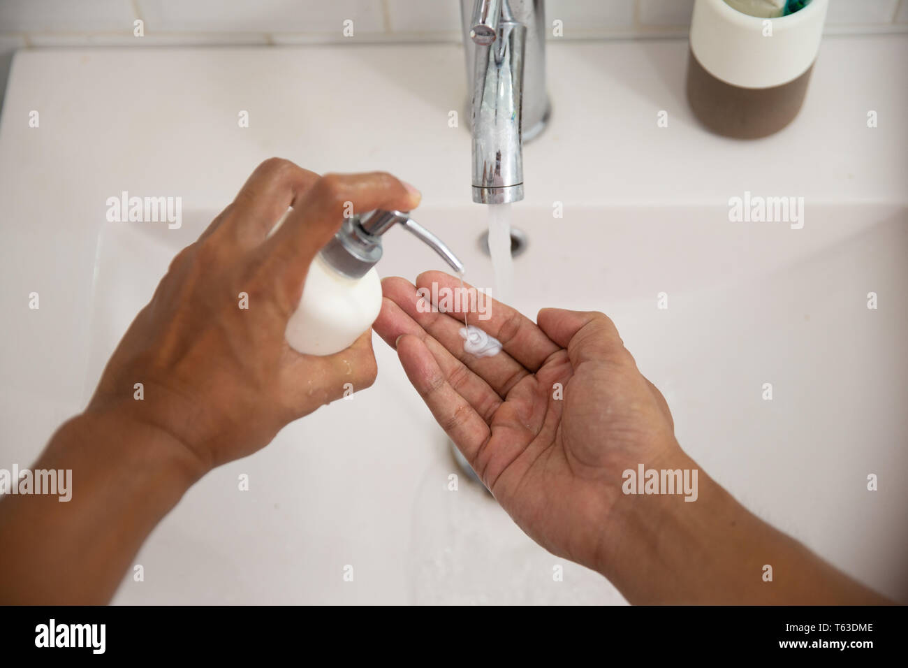 Purify bubble soap wash hi-res stock photography and images - Alamy