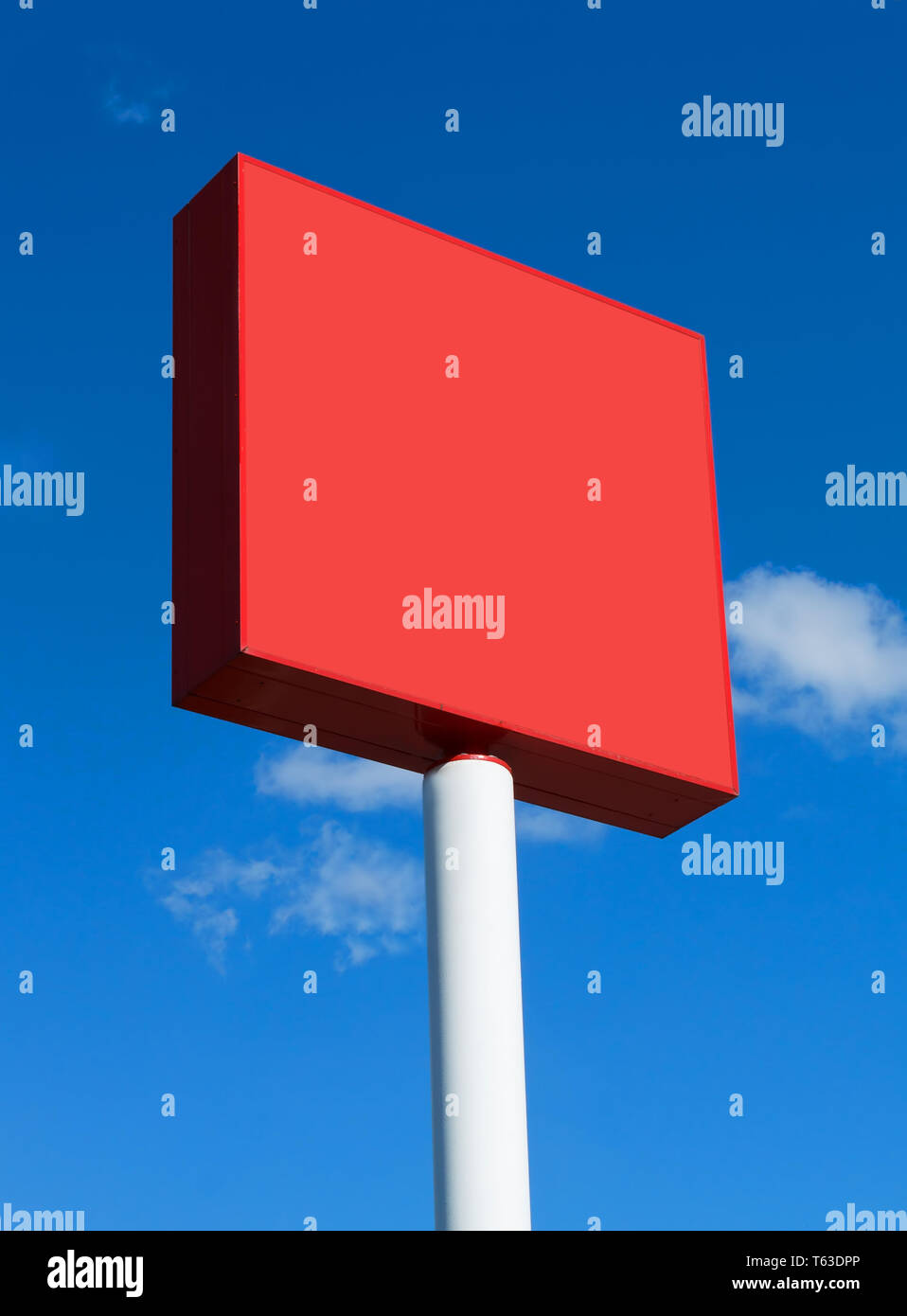 Red billboard hi-res stock photography and images - Alamy