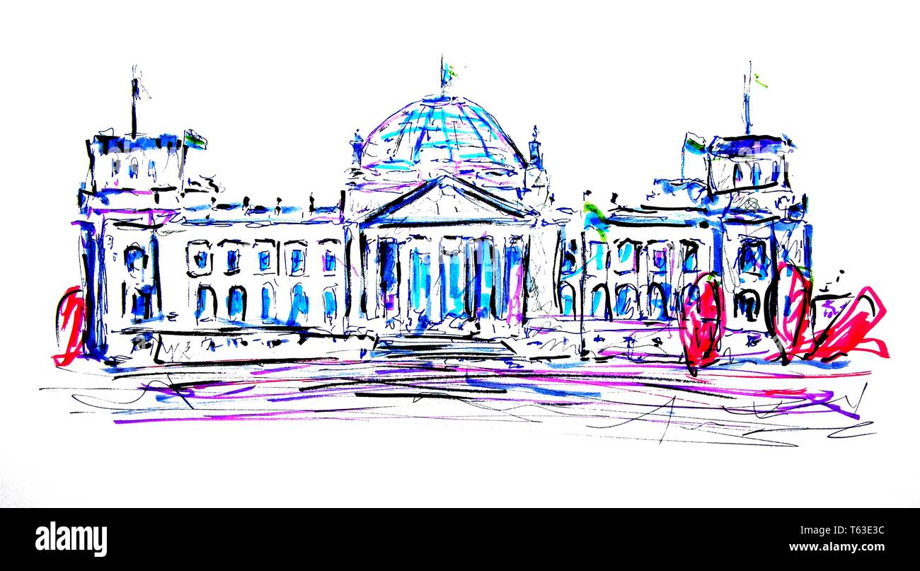 Reichstag berlin Cut Out Stock Images & Pictures - Alamy