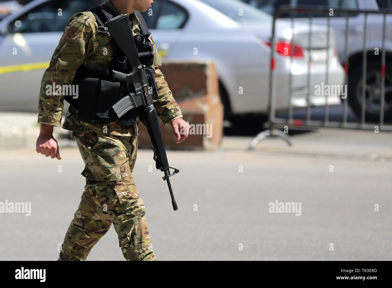Lebanese army hi-res stock photography and images - Alamy