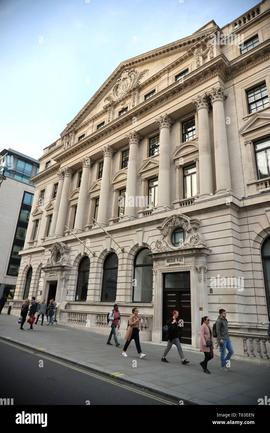 Waterloo Place, London, England, UK Stock Photo - Alamy