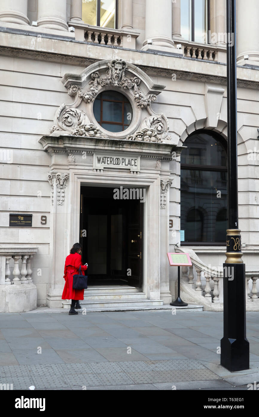 Waterloo Place, London, England, UK Stock Photo - Alamy