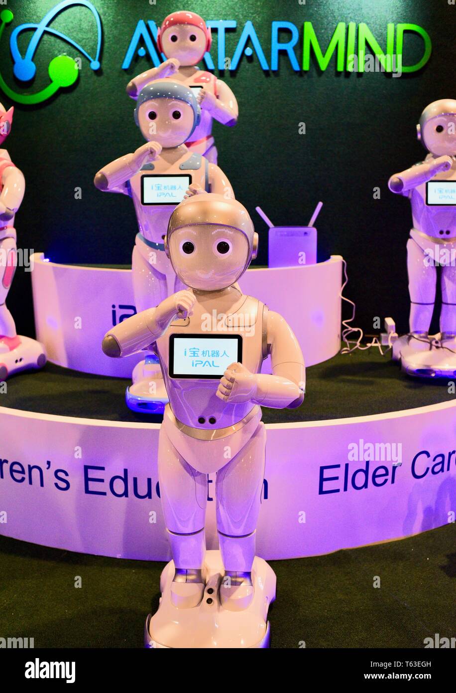AvatarMind's iPal cute, humanoid, real robot for kids, elder care on ...