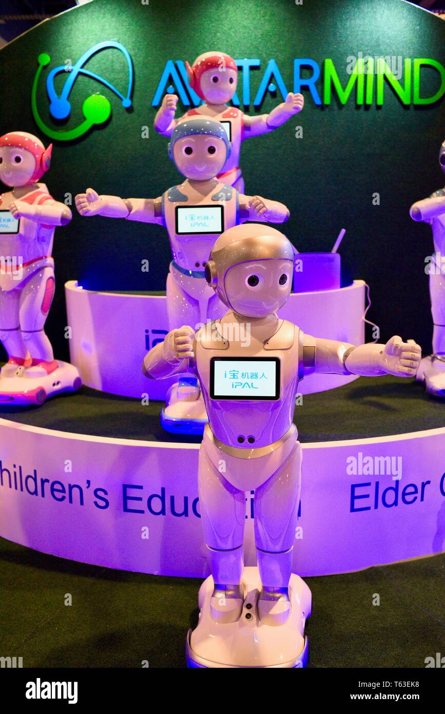 AvatarMind's iPal cute, humanoid, real robot for kids, elder care on ...