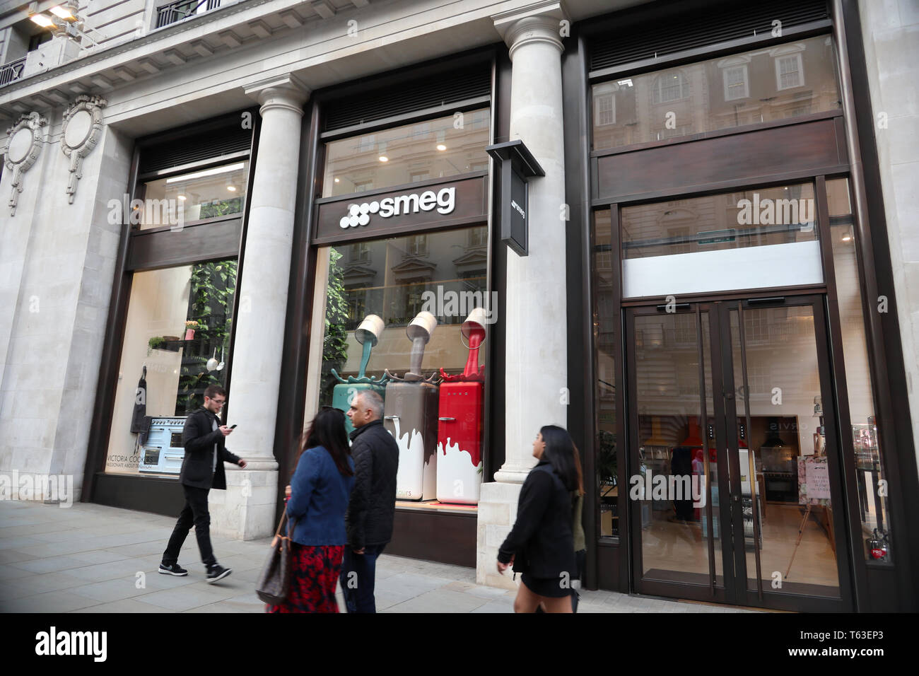 smeg luxury domestic appliance store, Regent street, London, England ...