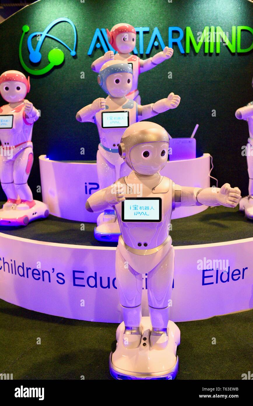 AvatarMind's iPal cute, humanoid, real robot for kids, elder care on ...