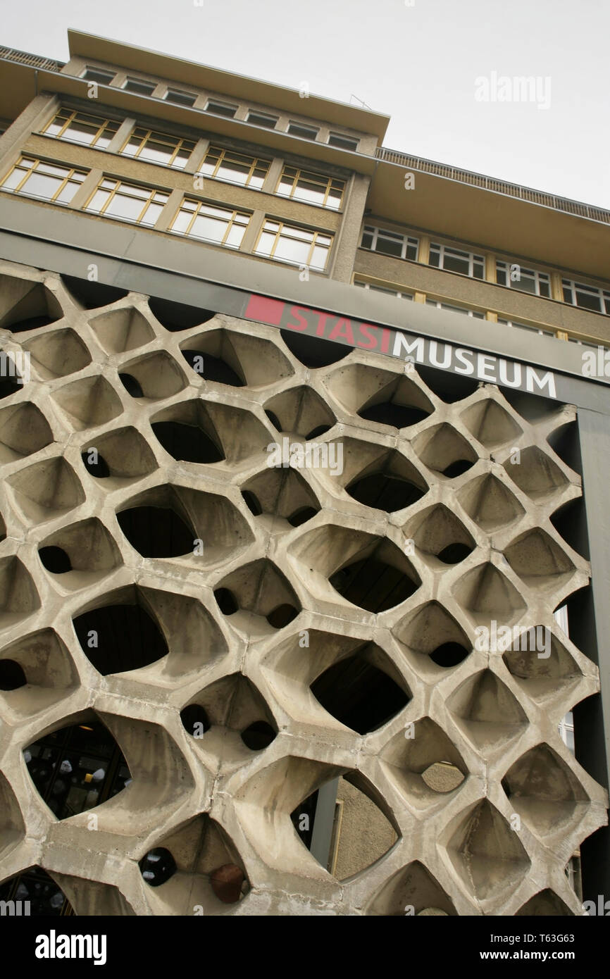 The Stasi Museum, Berlin, Germany, housed in the previous HQ of the ...