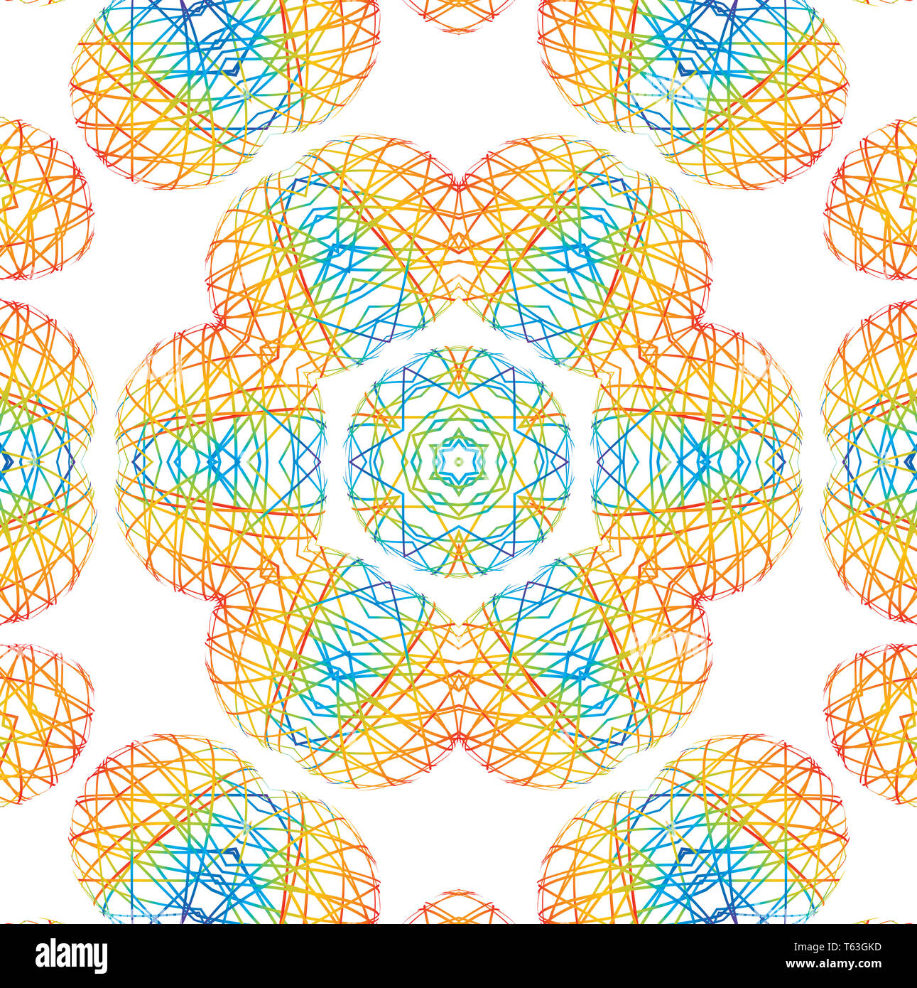 Abstract background with shapes of thin color lines Stock Photo - Alamy