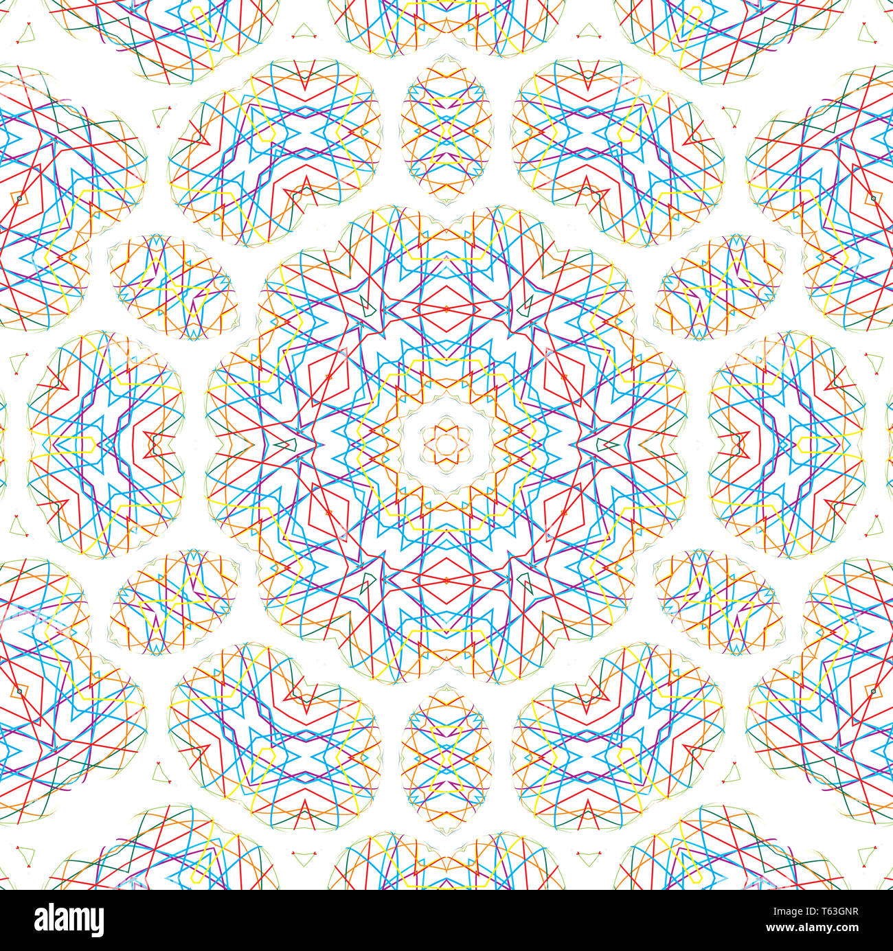 White background with abstract color shapes Stock Photo - Alamy