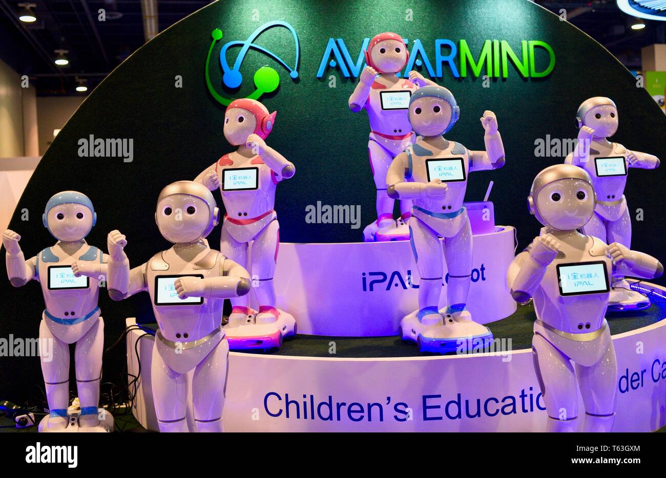 AvatarMind's iPal cute, humanoid, real robot for kids, elder care on display at the CES ...