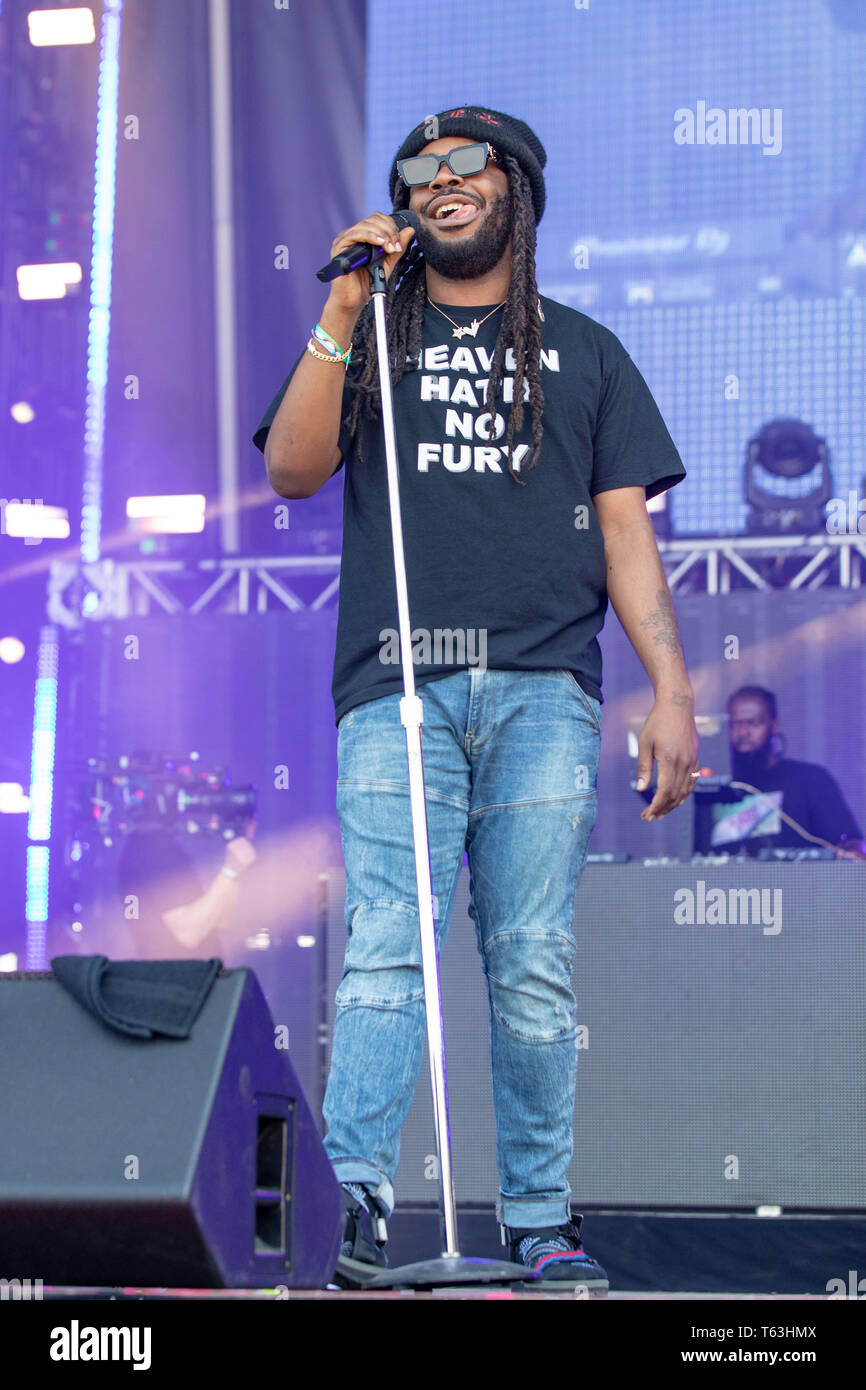 April 28, 2019 - Virginia Beach, Virginia, U.S - Rapper DRAM (SHELLEY ...