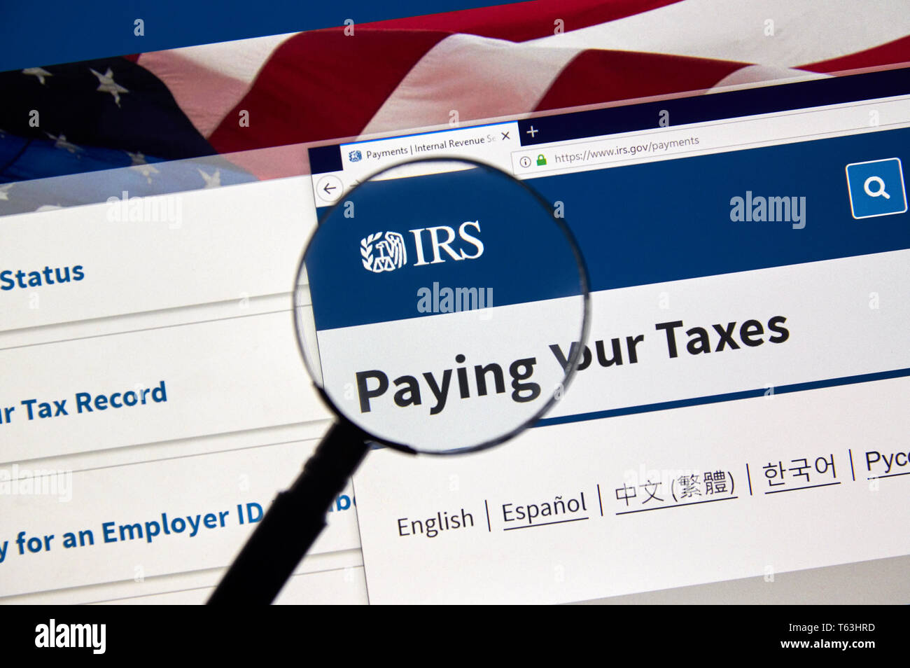 Irs site hi-res stock photography and images - Alamy