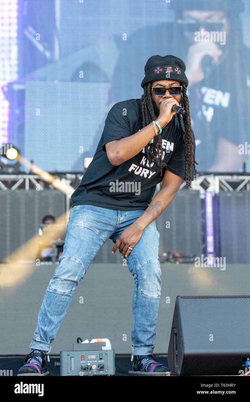 April 28, 2019 - Virginia Beach, Virginia, U.S - Rapper DRAM (SHELLEY ...