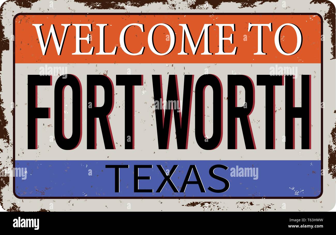 Welcome to fort worth hi-res stock photography and images - Alamy