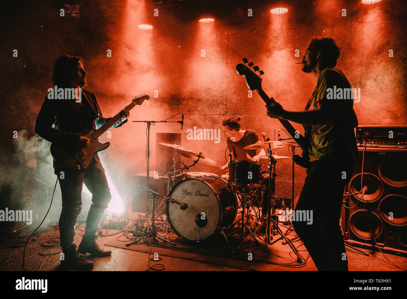 Switzerland, Bern - April 25, 2019. The Austrian rock band Mother’s ...