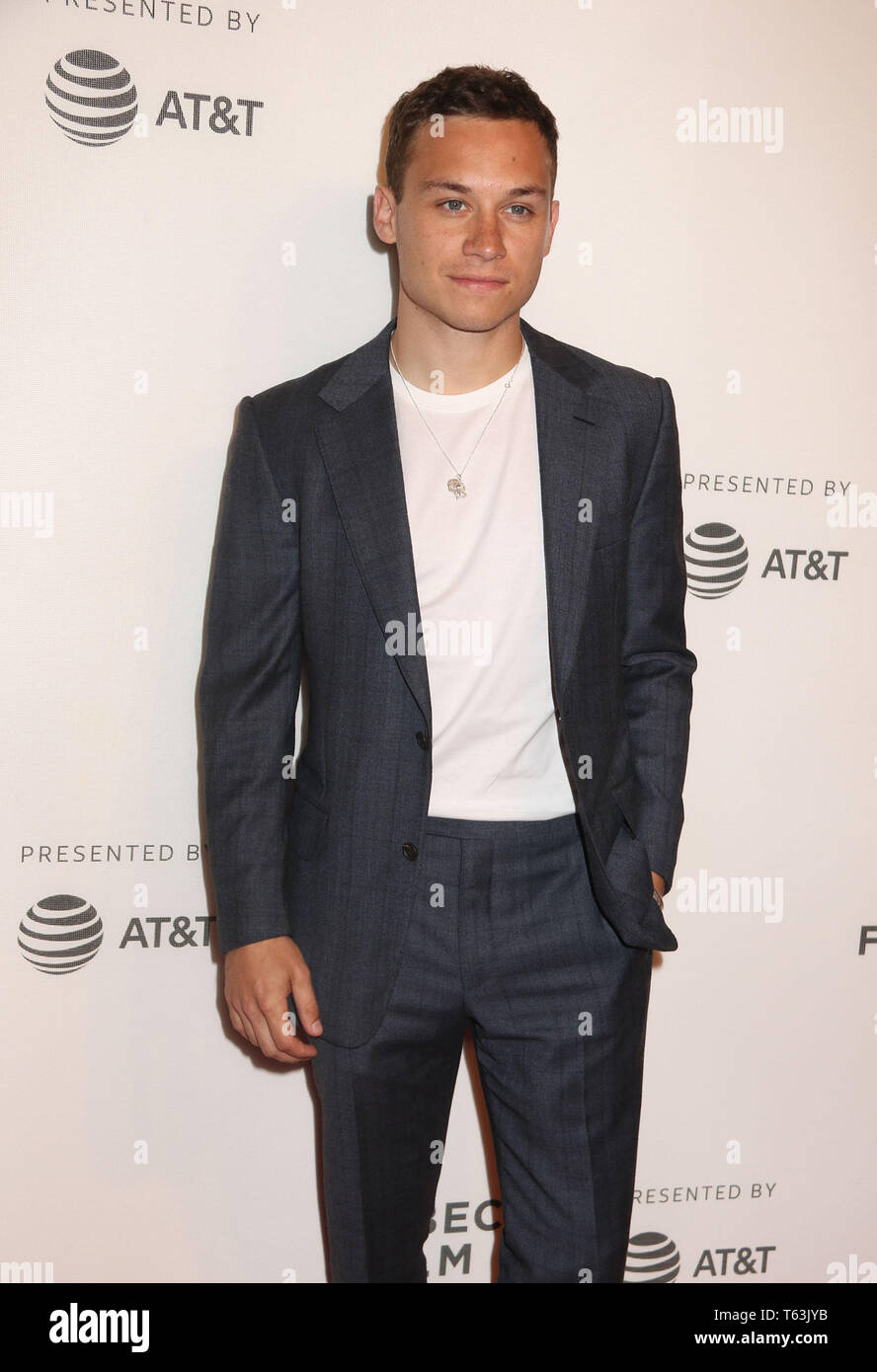 April 28, 2019 - New York City, New York, U.S. - Actor FINN COLE ...
