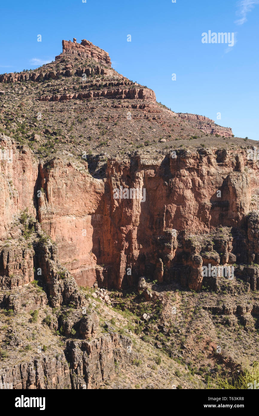 The Bright Angel Trail offers breathtaking views of the Grand Canyon ...