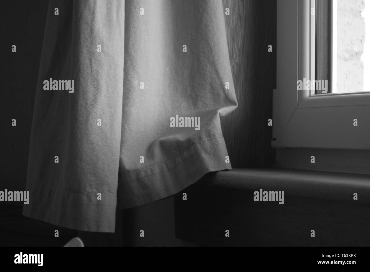 Fine glass window Black and White Stock Photos & Images - Alamy