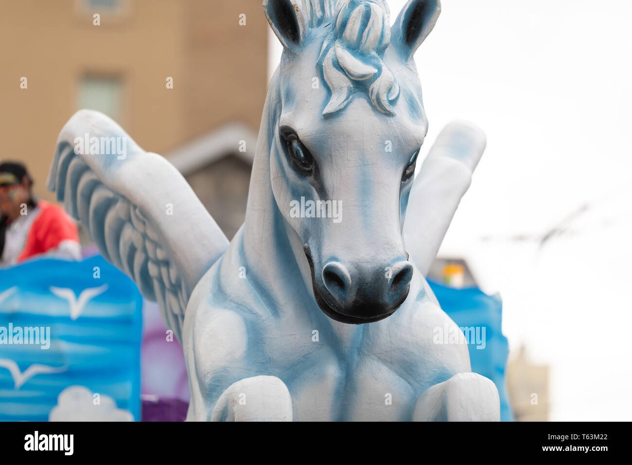 New Orleans, Louisiana, USA - February 23, 2019: Mardi Gras Parade ...