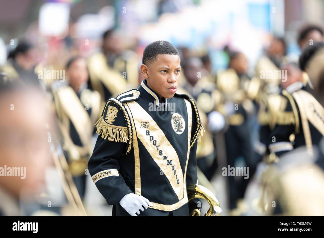 New Orleans, Louisiana, USA - February 23, 2019: Mardi Gras Parade, The ...
