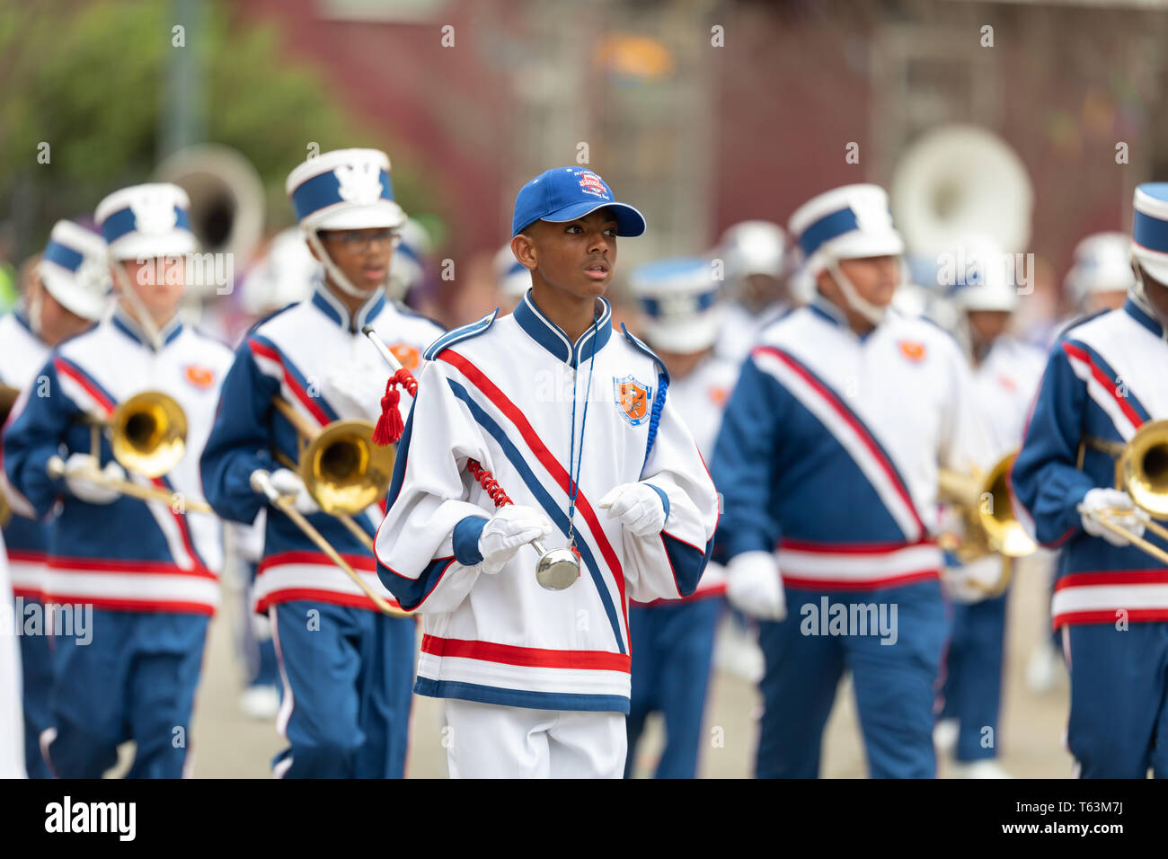 New Orleans, Louisiana, USA - February 23, 2019: Mardi Gras Parade, The ...