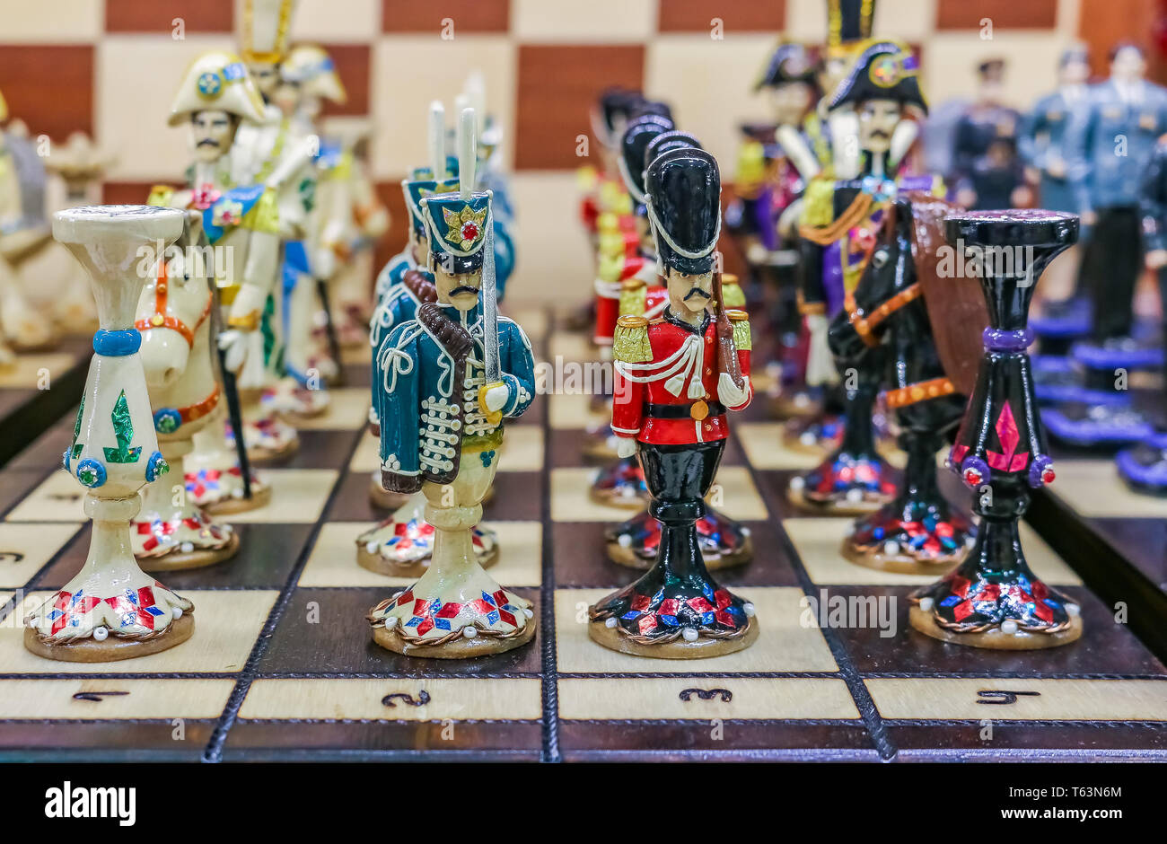 Russian chess set hi-res stock photography and images - Alamy