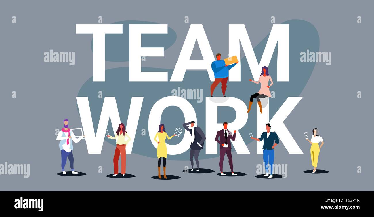 Man and women discussing project Stock Vector Images - Alamy