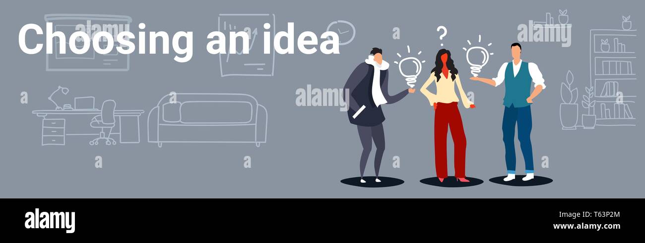 Man proposing woman work Stock Vector Images - Alamy