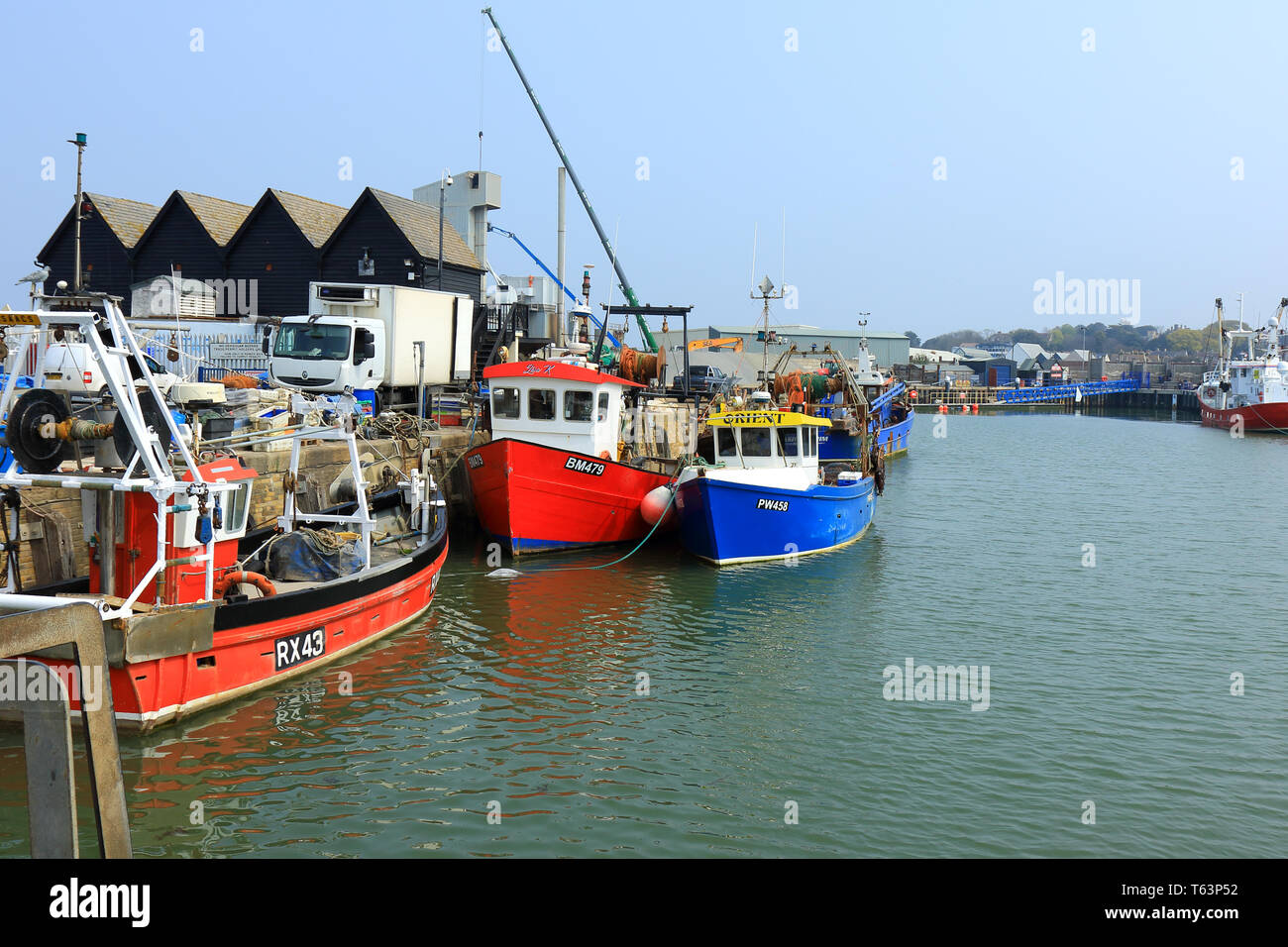 The harbour in Whitstable Stock Photo - Alamy