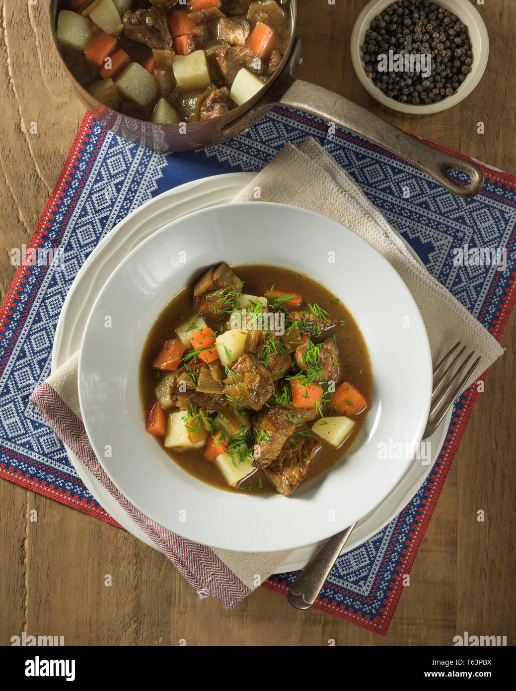 Traditional norwegian plate hi-res stock photography and images - Alamy