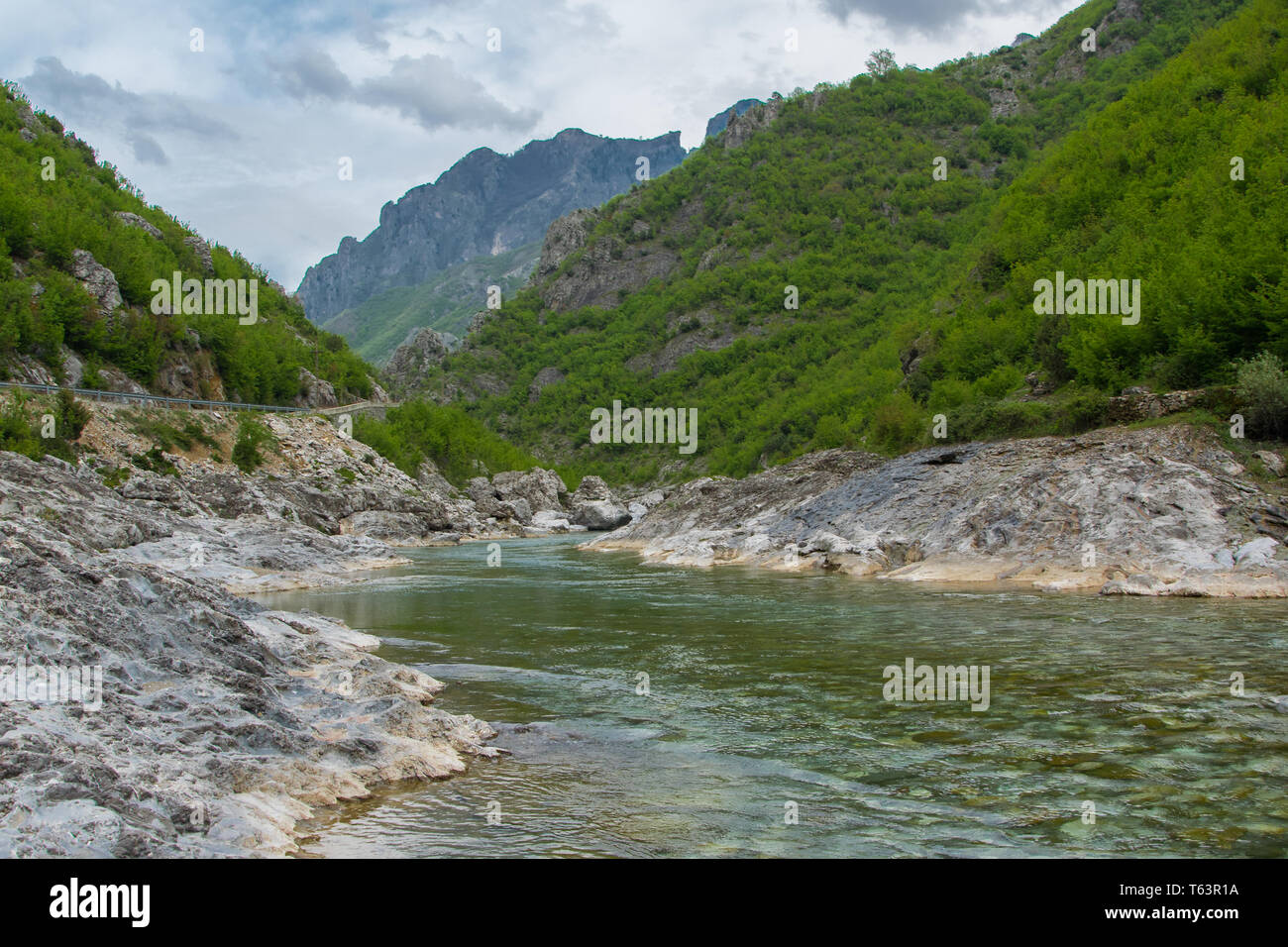 Scenic valley landscape. Albania, Europe Stock Photo - Alamy