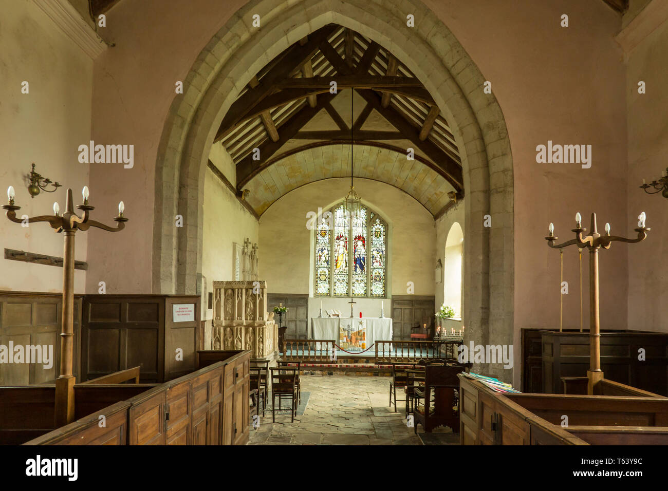 Castle interior england hi-res stock photography and images - Alamy