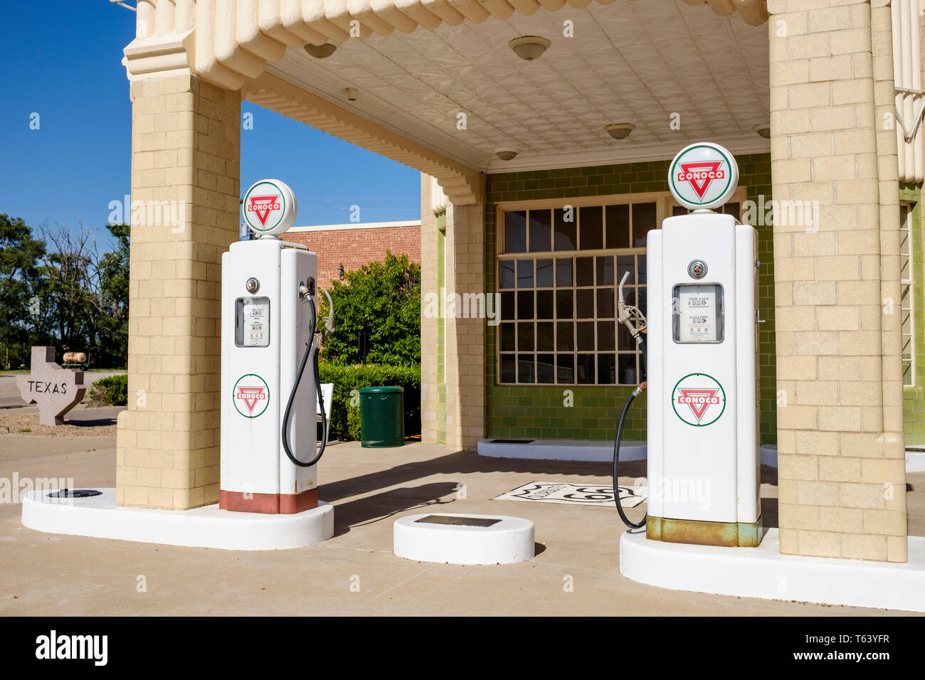 Tower Station and U-Drop Inn Café located along historic U.S. Route 66 ...