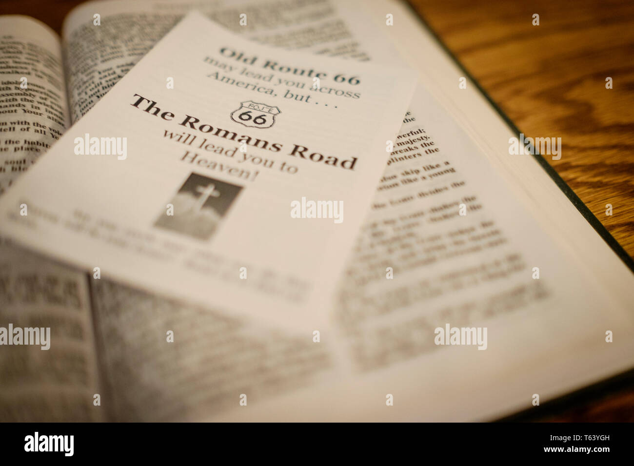 The Holy Bible in a motel on U.S. Route 66 Stock Photo - Alamy