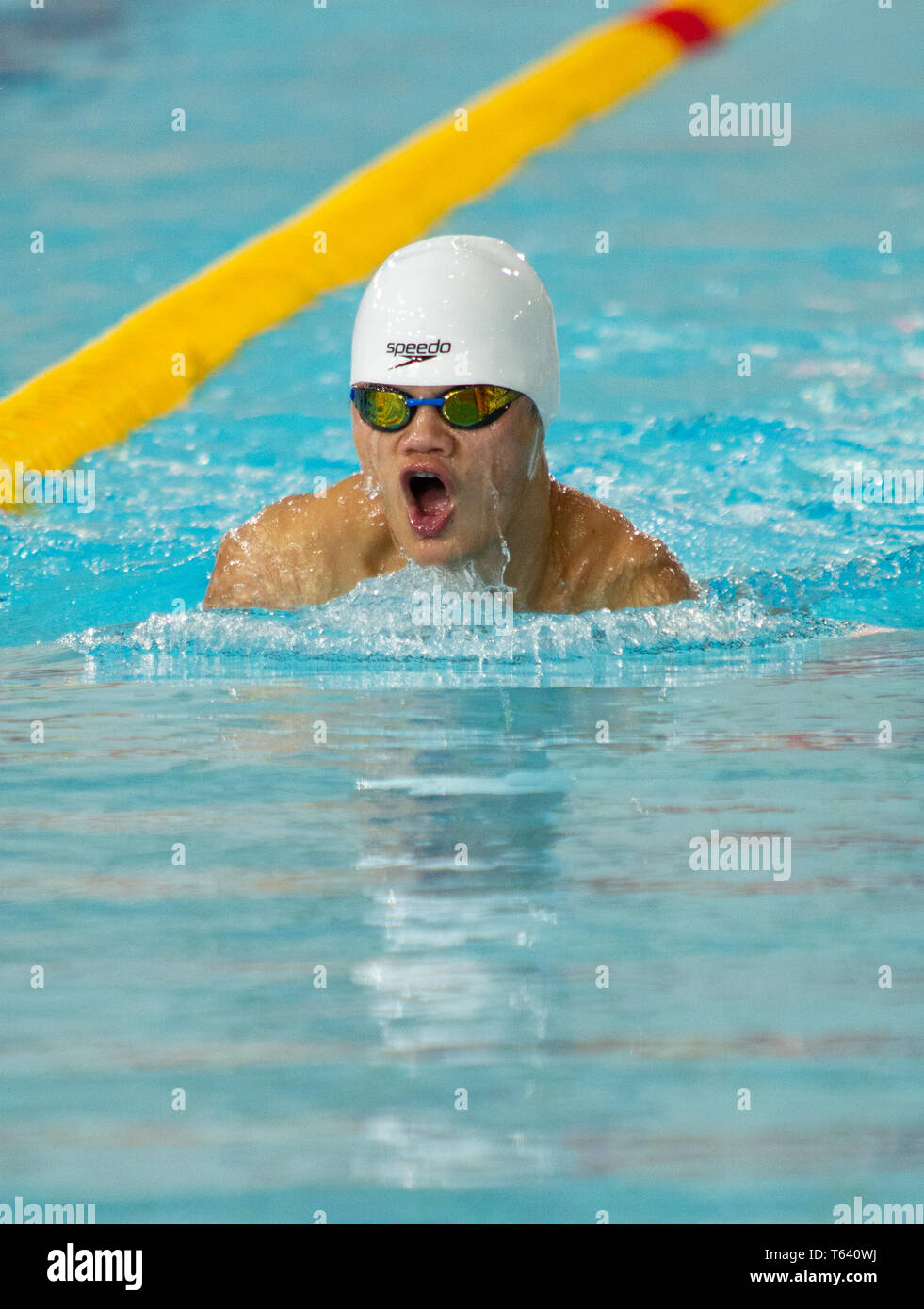 China's Xianquan Huang in action during the men's multi-class 100 ...
