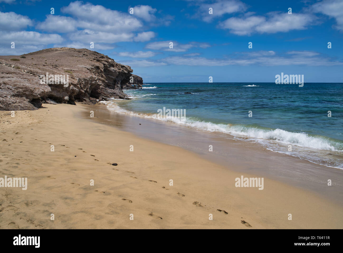 Papagayo beach in Lanzarote, Spain Stock Photo - Alamy