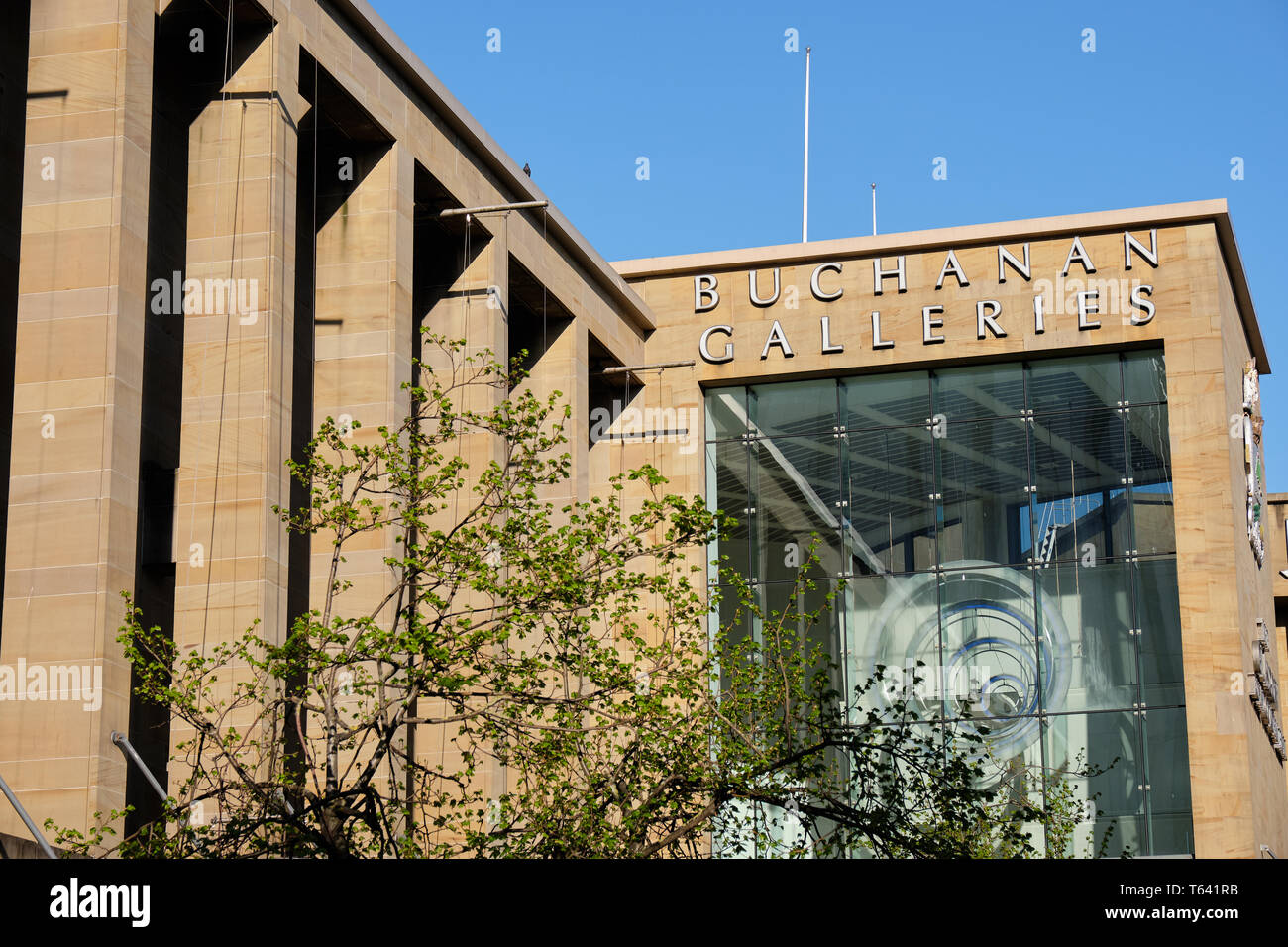 Scotland Glasgow on 21 April 2019 Buchanan Galleries shopping centre ...