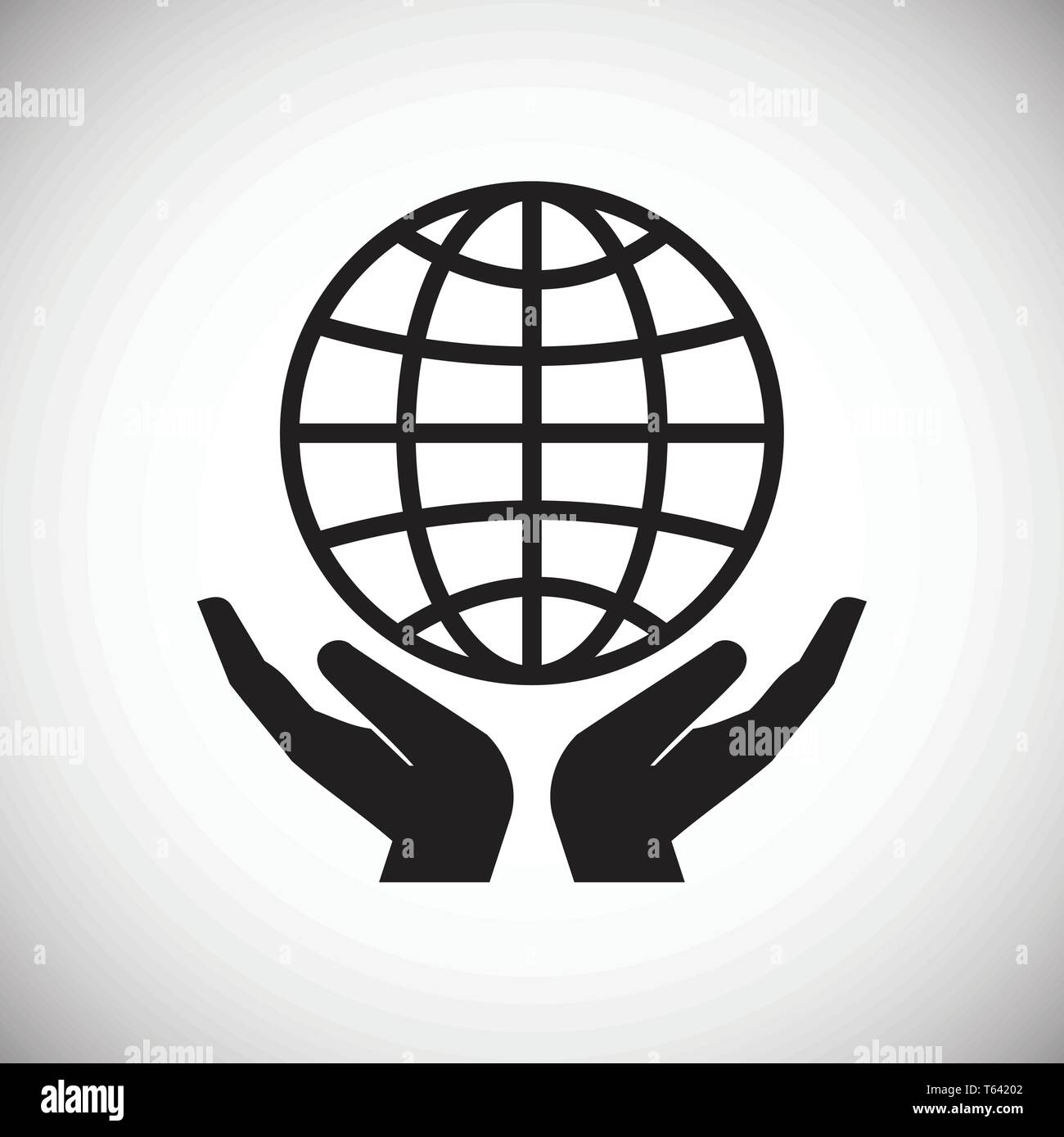 Peace icon on background for graphic and web design. Simple vector sign ...